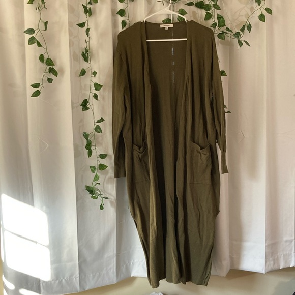 Madewell | Sweaters | Madewell Olive Green Cardigan Sweater Duster ...